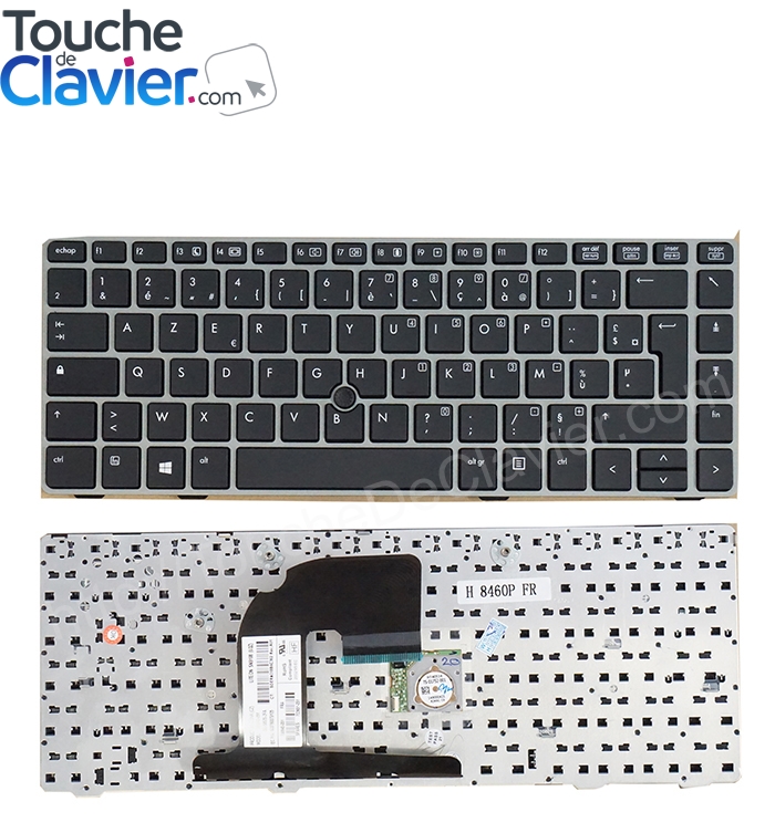 Clavier HP EliteBook 8460P | ToucheDeClavier.com