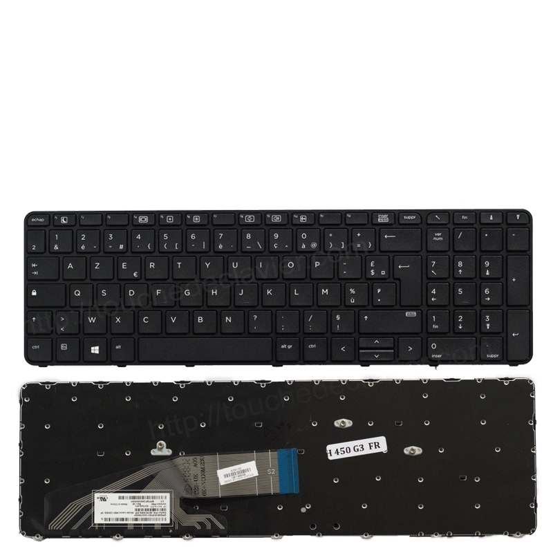 Clavier pour PC Portable HP/Compaq HP Probook 470 G3 G4 - Remplacer ...