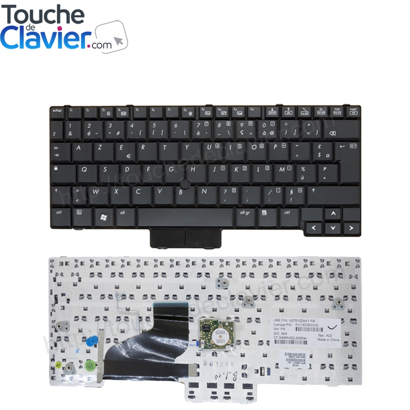 Clavier HP EliteBook 2530P | ToucheDeClavier.com