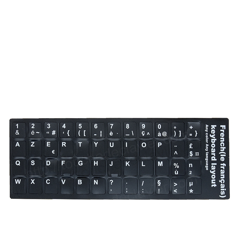 Convertir Clavier Générique - Stickers passer un de Qwerty à Azerty ...
