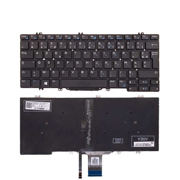 Clavier pour PC Portable Dell Latitude 7389 2-en-1 - Remplacer clavier ...